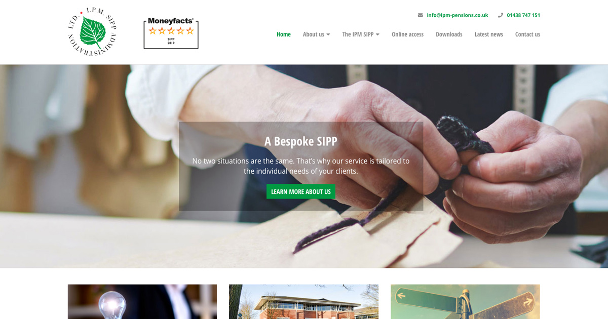 The IPM SIPP | IPM | Bespoke SIPP Operator | Stevenage, Hertfordshire
